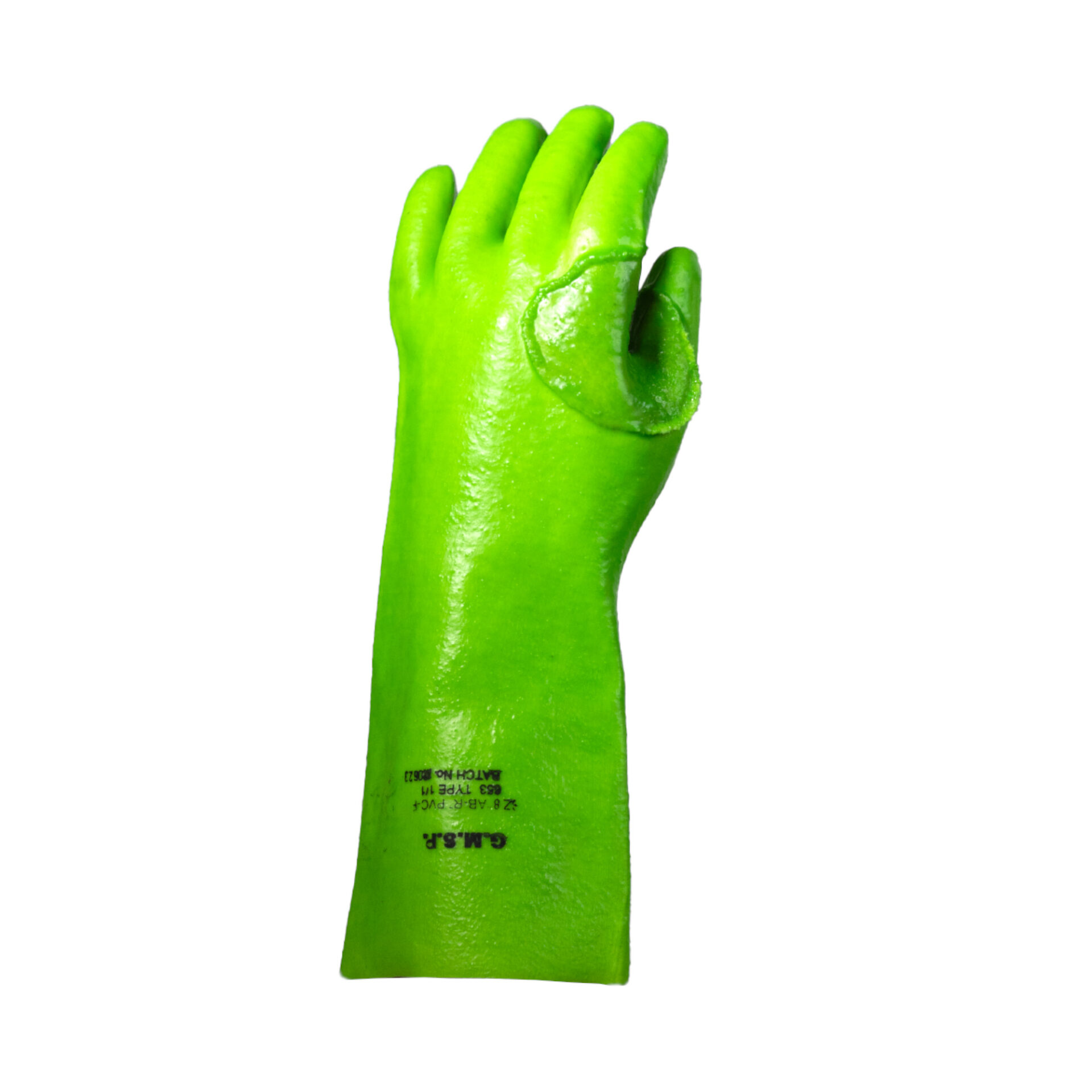 Heavy weight re-enforced thumb & forefinger PVC Glove | Goldmine Glove ...